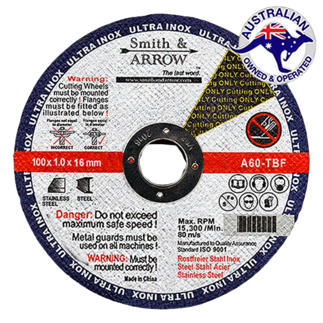 4", 100MM - METAL CUTTING DISCS — Smith & Arrow