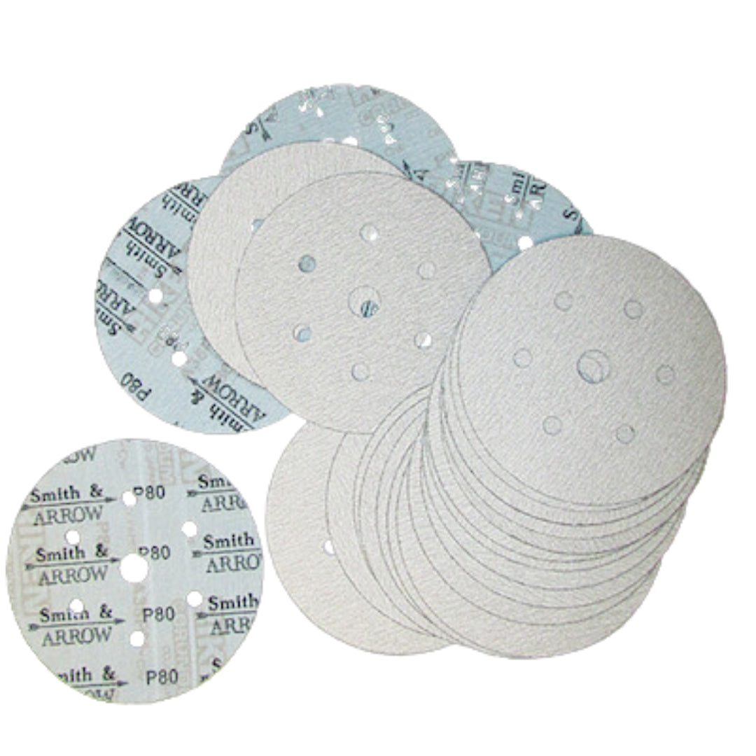 6" 150MM 6 HOLE - HOOK & LOOP VELCRO SANDING DISCS | ORBITAL SANDER ...